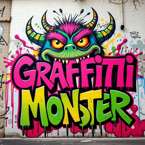 Easy Graffiti Monster | AIArt.net
