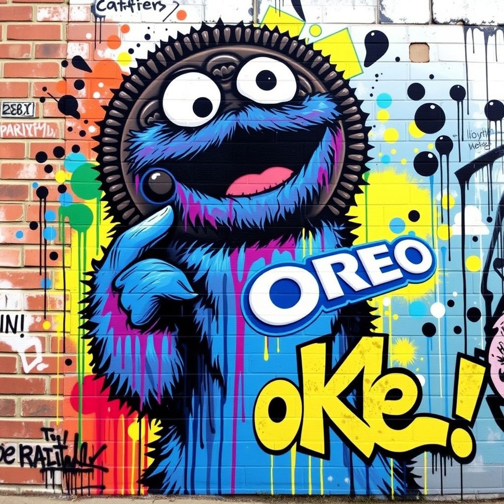 Explore Oreo 1 Cookie Monster AI Art