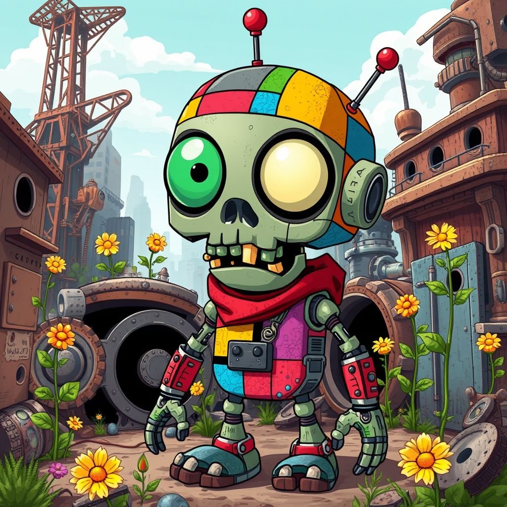 Robot zombie | AIArt.net